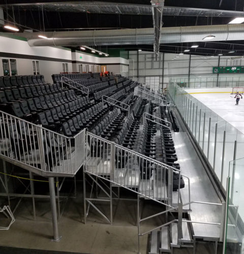 Ice Rink Seating – Bleachers International
